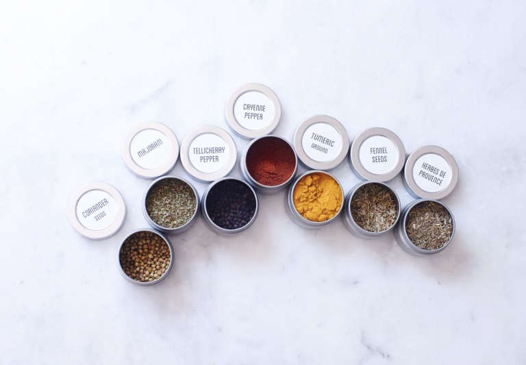 8 Practical And Artful Ways To Label Spice Jars The Organized Home